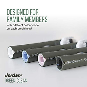 Jordan ® | Green Clean Electric Toothbrush Heads for Electric Toothbrush | Green Clean Sustainable Electric Toothbrush Brush Heads | Oral B Compatible | 2 Units Pack