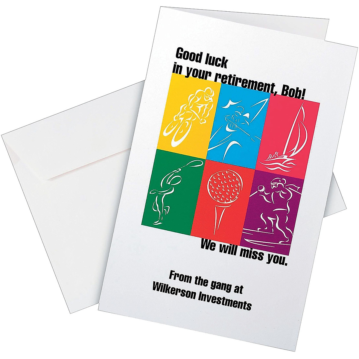 Avery Half-Fold Greeting Cards, Inkjet, 5.5 x 8.5, Matte White, Box of 30, Envelopes Included (8316)