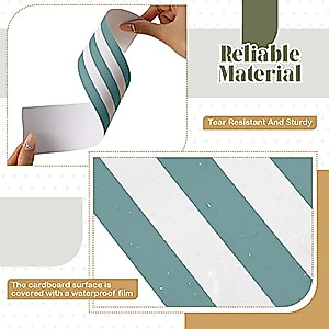 6 Rolls 196.8 ft Fall Bulletin Board Borders Thanksgiving Autumn Pumpkin Maple Leaf Mushroom Border Classroom Bulletin Trim Border for School Chalkboard Decor Office Party (Line)