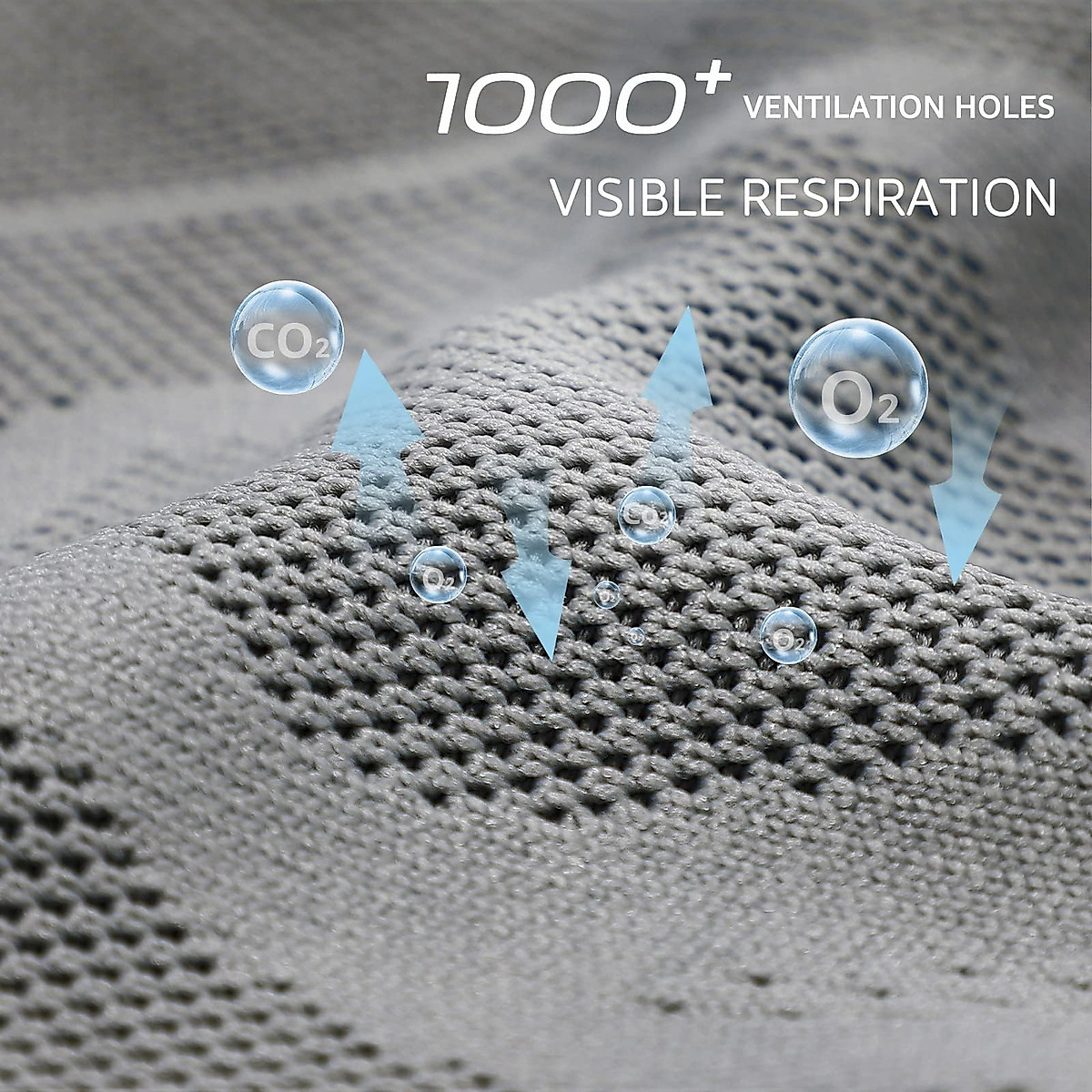 STQ Walking Shoes Women Comfortable Slip On Sneakers Lightweight Mesh Casual Work Loafer Light Grey Pink US 8