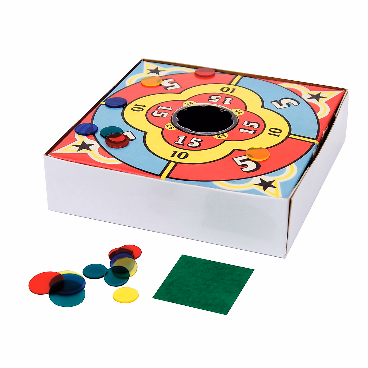 Schylling Tiddledy Winks - Classic Game for The Whole Family - Includes Game Board, Cup, and Winks - Ages 3 and Up