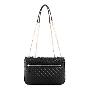 GUESS Adam Convertible Crossbody Flap, Black