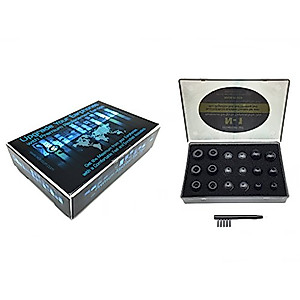 NICKSTON N-1 Assorted Ear Tips Set Compatible with in Ear Earphones with 2.0mm to 3.5mm Nozzle Attachment - Replacement Adapters Gels Buds with Box Organizer and Cleaning Tool