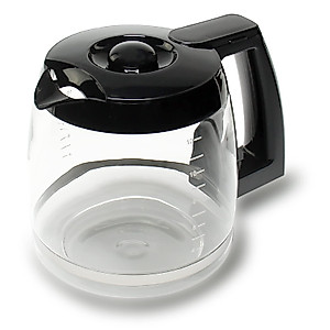 12-Cup Replacement Glass Carafe for Cuisinart Coffee Maker Models CHW-12, CHW-12P1, DCC-1100BK, DCC-1200, DCC-2650, DGB-550BK, DGB-550BK1 DGB-625BC, DGB-700BC, and SS-12 Part# DCC-1200PRC