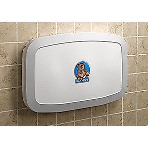 Koala Kare KB200-05 Horizontal Wall Mounted Baby Changing Station, White Granite