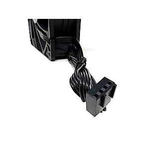 Bgears b-Blaster 140x38 (PWM Version) Extreme Cooling Gaming PC & Mining Machine Fan, Hi-Speed 5200RPM w/Airflow of 308 CFM, 2 Ball Bearing Designed for Extended Life & high Performance, 4 Wire Black