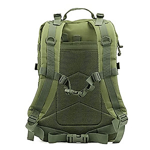 REEBOW GEAR Military Tactical Backpack Large Army 3 Day Assault Pack Molle Bag Boys Backpacks for School Army Green