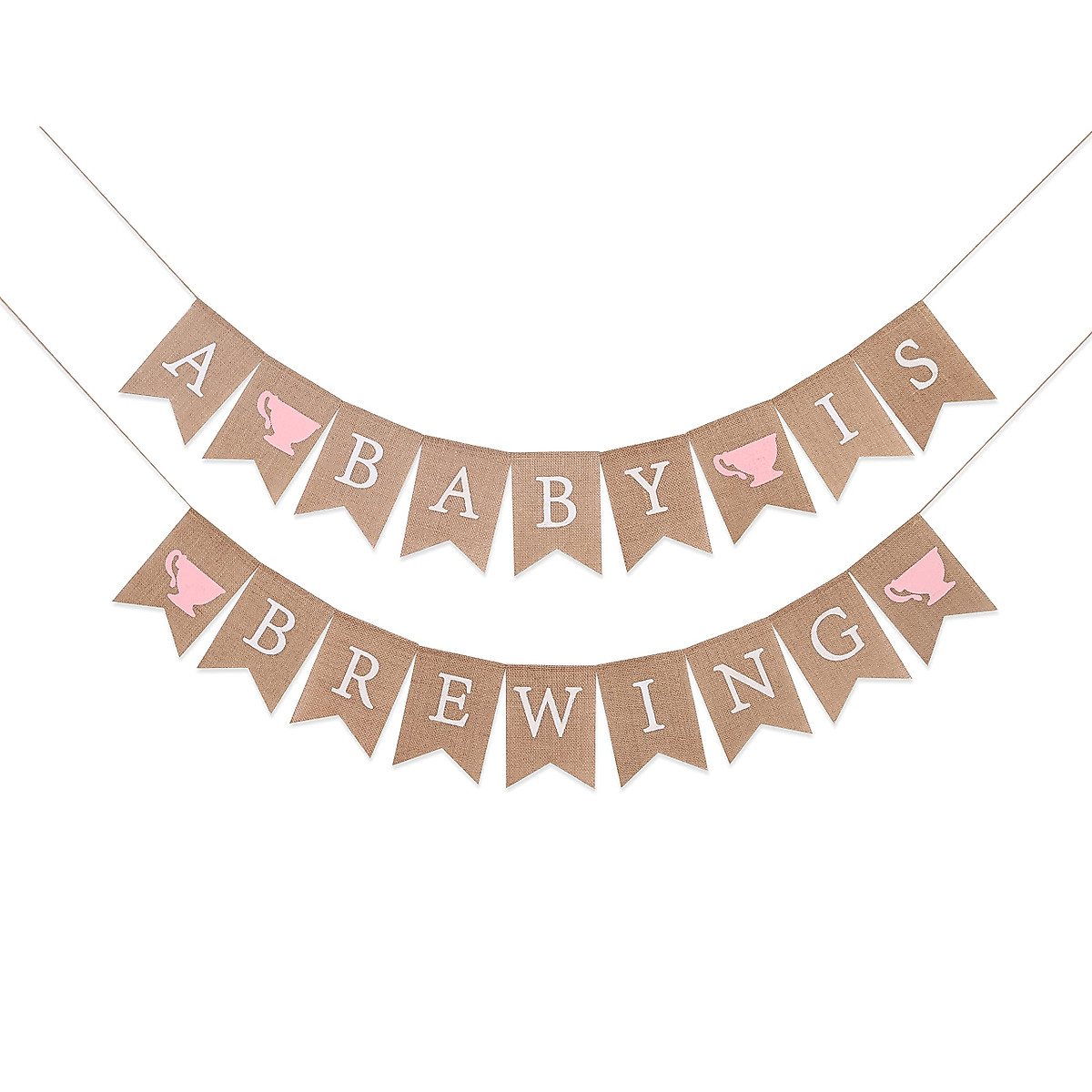 Tea Party Bridal Shower - Tea With The Bride To Be, Bridal Shower Burlap Banner, Bride To Be Banner, Tea Party Shower Decorations (Tea With The Bride To Be)