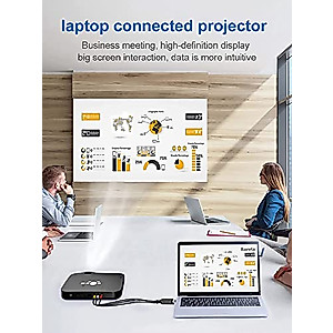 HDMI to RCA Converter HDMI to AV Video Audio Adapter Up to 4K30hz Supports PAL/NTSC for TV Box, Roku Streaming Stick, Fire Stick, DVD, Blu-ray Player HDMI to RCA Adapter