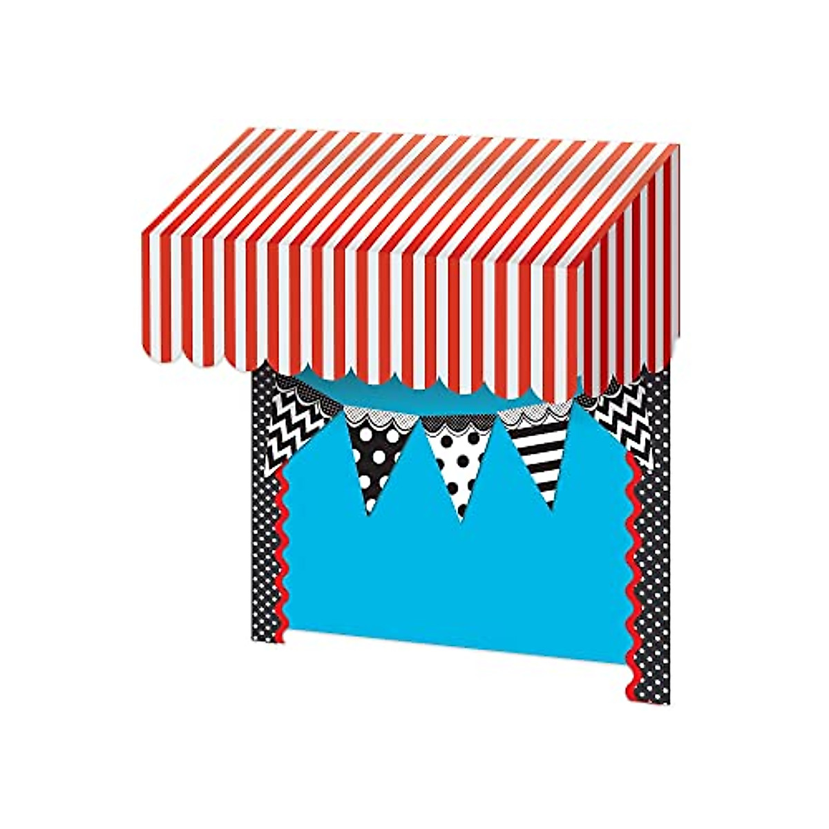 Teacher Created Resources Red and White Stripes Awning (77165) 24x12.5 in