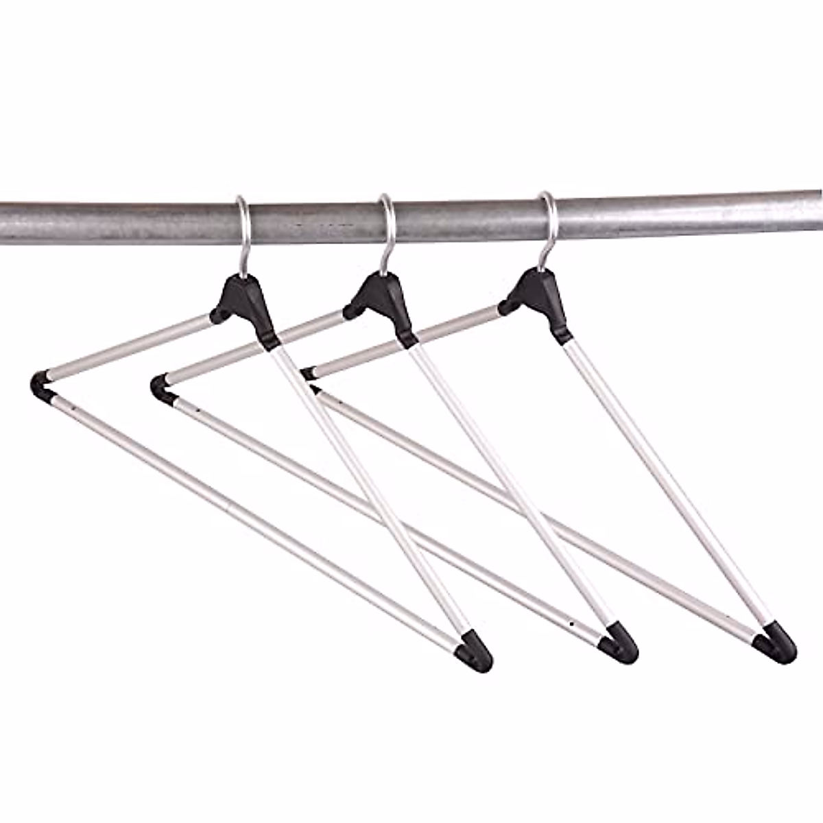 KADBLE Aluminum Alloy Travel Folding Hanger，Car Hanger, Clothes Hanger for Holiday Camping and Home Travel