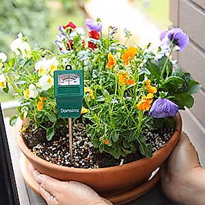 Damsimz Soil Moisture Meter, Plant Moisture Meter, Plant Water Meter Hydrometer for Plants Care, Gardening, Farming, Indoor & Outdoor Plants (No Battery Needed) Green