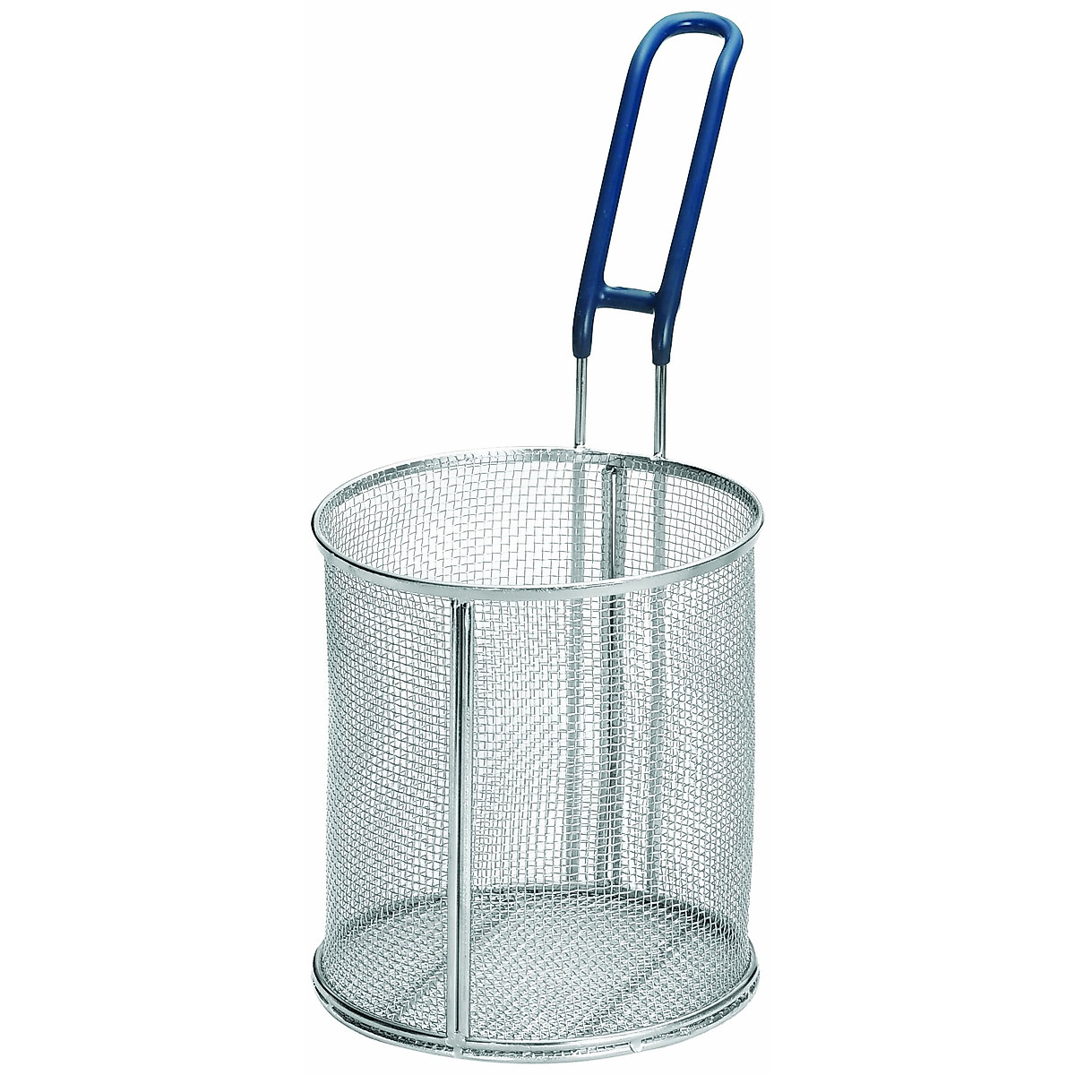 Tablecraft Round Pasta Basket, 6-1/2 by 7-Inch, Stainless Steel