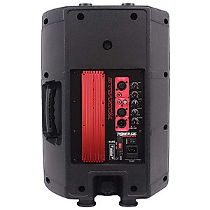 Rockville Pair RPG10 10" 1200w Powered PA/DJ Speakers + 2 Stands + 2 Cables+Bag