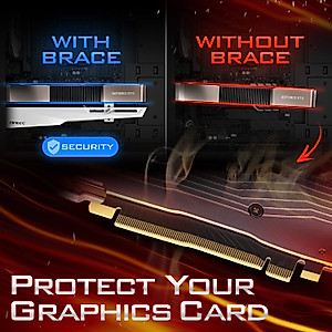 Antec GPU Support Bracket, GPU Holder Brace Graphics Card GPU Support Video Card Holder Bracket, Video Card Sag Holder/Holster Bracket Support - Dagger Black