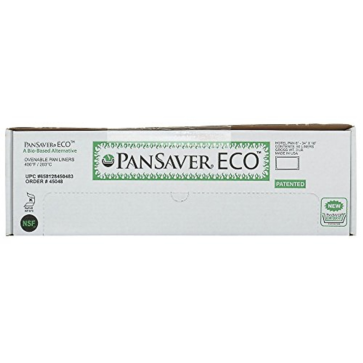PanSaver Eco Steam Table Pan Liner Full Size Clear Plastic - 6"D 50 Per Case