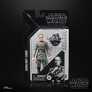 STAR WARS The Black Series Archive Grand Moff Tarkin Toy 6-Inch-Scale A New Hope Collectible Action Figure, Toys for Kids 4 and Up, Multicolored, F4368