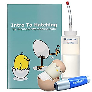 HovaBator 2370 Egg Incubator Deluxe Combo Kit, Electronic Thermostat, Circulating Air Fan, Automatic Egg Turner, Hygrometer for Humidity Measurement, Quail - Goose Hatching Eggs, Poultry