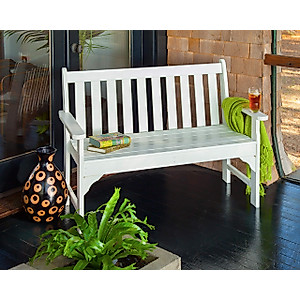 POLYWOOD Vineyard 48" Bench (Slate Grey)
