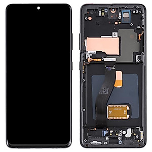 Original for Samsung Galaxy S21 Ultra 5G G998 Screen Replacement SM-G998U SM-G998B LCD Display Touch Screen Digitizer Full Assembly Repair Kits,with Tools(Black with Frame)