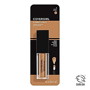 COVERGIRL Exhibitionist Liquid Glitter Eyeshadow, Gilty Party , 0.13 Ounce