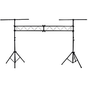 American Sound Connection Pro Audio Mobile DJ Light Stand 10 Foot Length Portable Truss Lighting System with T-Bar