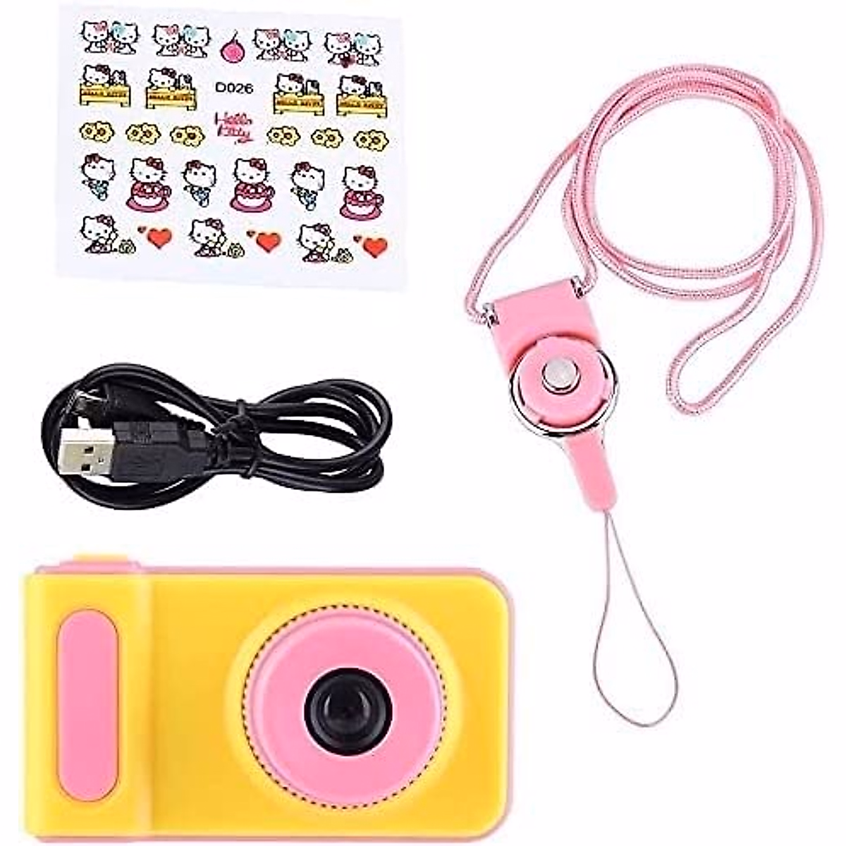 Digital Cameras for Photography Kids Camera 2.0 Inch Mini Rechargeable Child Digital Camera Toys for Children with 400MA Battery, for 2-8 Year Old Boys Girls