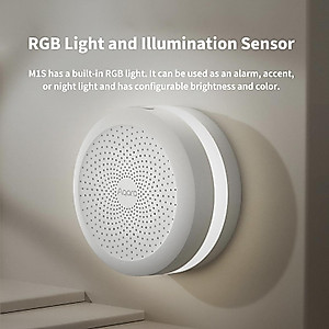 Aqara M1S Smart Hub, Wireless Smart Home Bridge for Alarm System (2.4 GHz Wi-Fi Required), Home Automation, Remote Monitor and Control, Supports Alexa, Google Assistant, Apple HomeKit and IFTTT