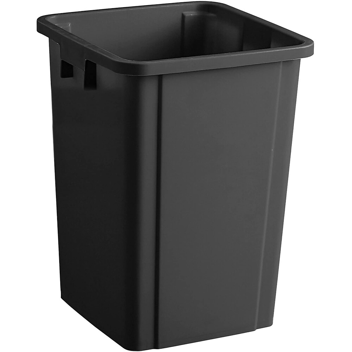 Mix.Home 19 Gallon Black Square Trash can Restaurant Trash can Commercial Trash can Tall Plastic Trash can Industrial Trash can Square Trash cans for Kitchen Janitorial Trash can