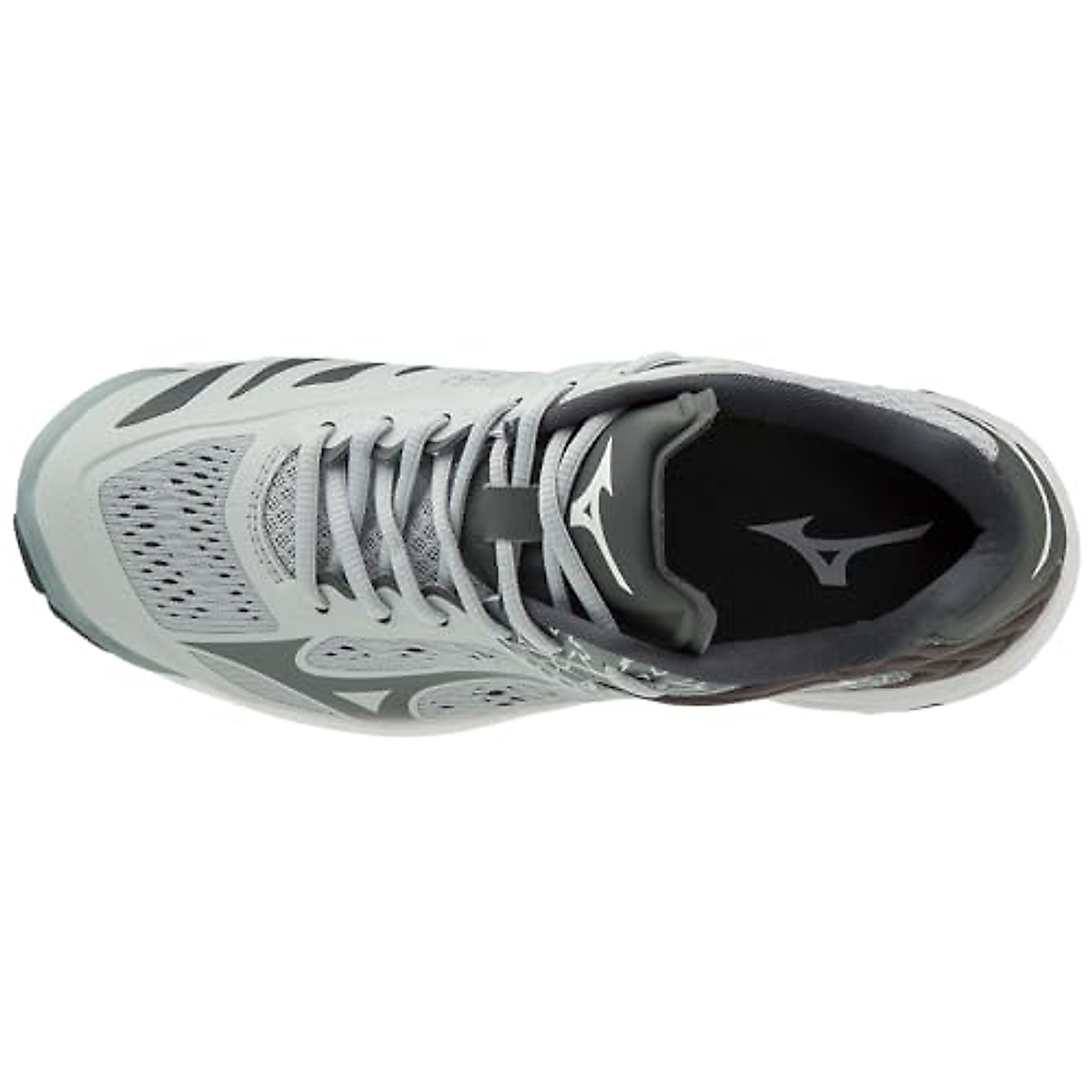 Mizuno Women's Wave Lightning Z5 Volleyball Shoe, grey, 10 B US
