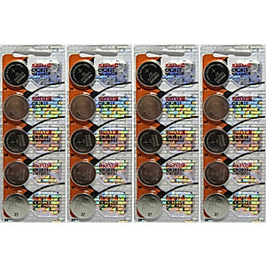 Maxell Lithium 3V Batteries Size CR2025 (Pack of 20), New hologram packaging that guarantees authenticity