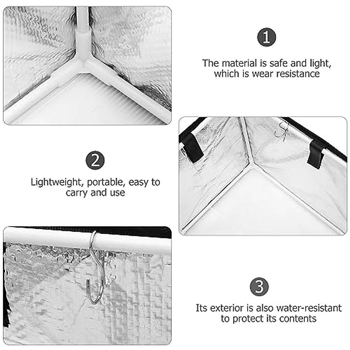 HEMOTON Insulated Food Delivery Bag, 32LReusable Warming Bag with Sturdy Zipper for Food Delivery & Grocery Shopping, Durable, Heavy Duty, Large Size