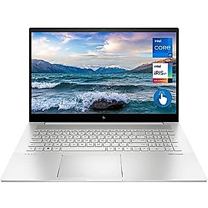 HP Envy Laptop, 17.3" Full HD Touchscreen, 12th Gen Intel Core i7-1260P, 32GB RAM, 2TB PCIe SSD, IR Camera, Backlit Keyboard, HDMI, Wi-Fi 6, Windows 11 Home, Silver