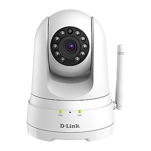 D-Link Indoor Full HD WiFi Security Camera, 2 Way Audio, Pan Tilt Zoom 1080P, Motion Detection, Night Vision, MicroSD & Cloud Recording, Works with Alexa and Google Assistant (DCS-8525LH-US) (Renewed)