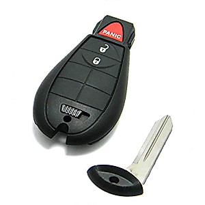 OEM Electronic 3-Button FOBIK Key Fob Remote Compatible With 2013-2020 RAM Truck (FCC ID: GQ4-53T, P/N: 56046953)