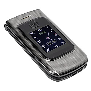 Luqeeg Dual SIM Flip Cell Phone with Dual Screen, 2G Unlocked Flip Phone, Big Button, SOS Function, 4800mAh Battery, LED Flashlight & Loud Sound, Senior Flip Phone for Elderly, Kids