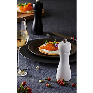Peugeot 2/24260 Tahiti 6 Inch Black Pepper Mill and White Salt Mill Set