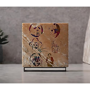 Halloween Freddy Jason Chucky + Stencil Template Reusable for Painting on Walls, Wood, Arts and Crafts (342) - 8.5 x 11 Inches