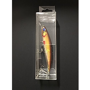 25 Clear Plastic PET Hang Box for Fishing Lures, Arts, Crafts, and Retail Size 1.5"X1.25"X5"