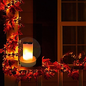 VISOFO Solar Floating Pool Lights for Swimming Pool | Outdoor Waterproof Decorations Solar Powered Flame Led Lamp Inground Pond Flickering Decor Party Event Night Above Ground IP68 (1 pcs)