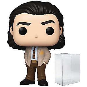 POP Marvel: Loki - Loki in Suit Funko Vinyl Figure (Bundled with Compatible Box Protector Case)