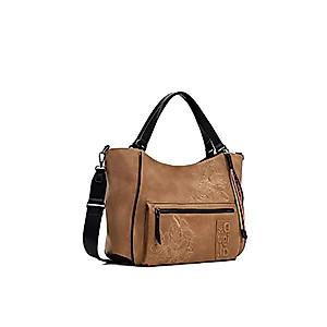 Desigual Accessories PU Shoulder Bag, Brown