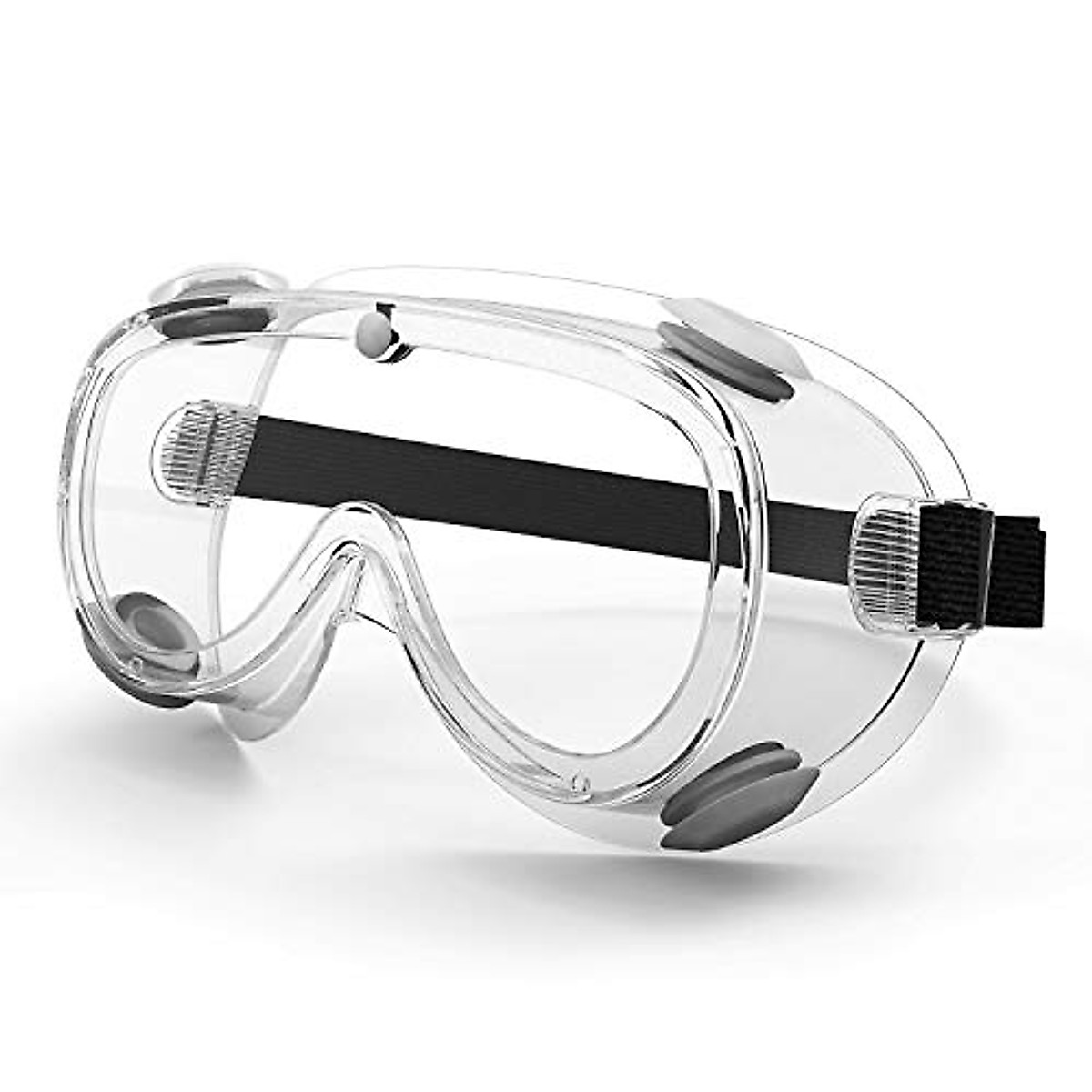 WOOLIKE Safety Goggles Medical Goggles Fit Over Eyeglasses Anti-Fog Safety Glasses Clear Lab Goggles chemistry Protective Eyewear ANSI Z87.1