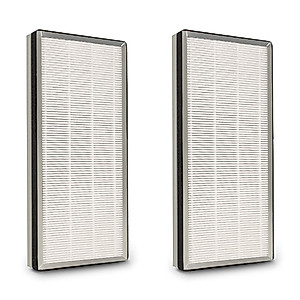 Flintar H13 True HEPA Replacement Filter, Compatible with MA Air Purifier 40 Series, 3-stage Pre-filter, H13 True HEPA and Activated Carbon Filter Set, (2- Pack)