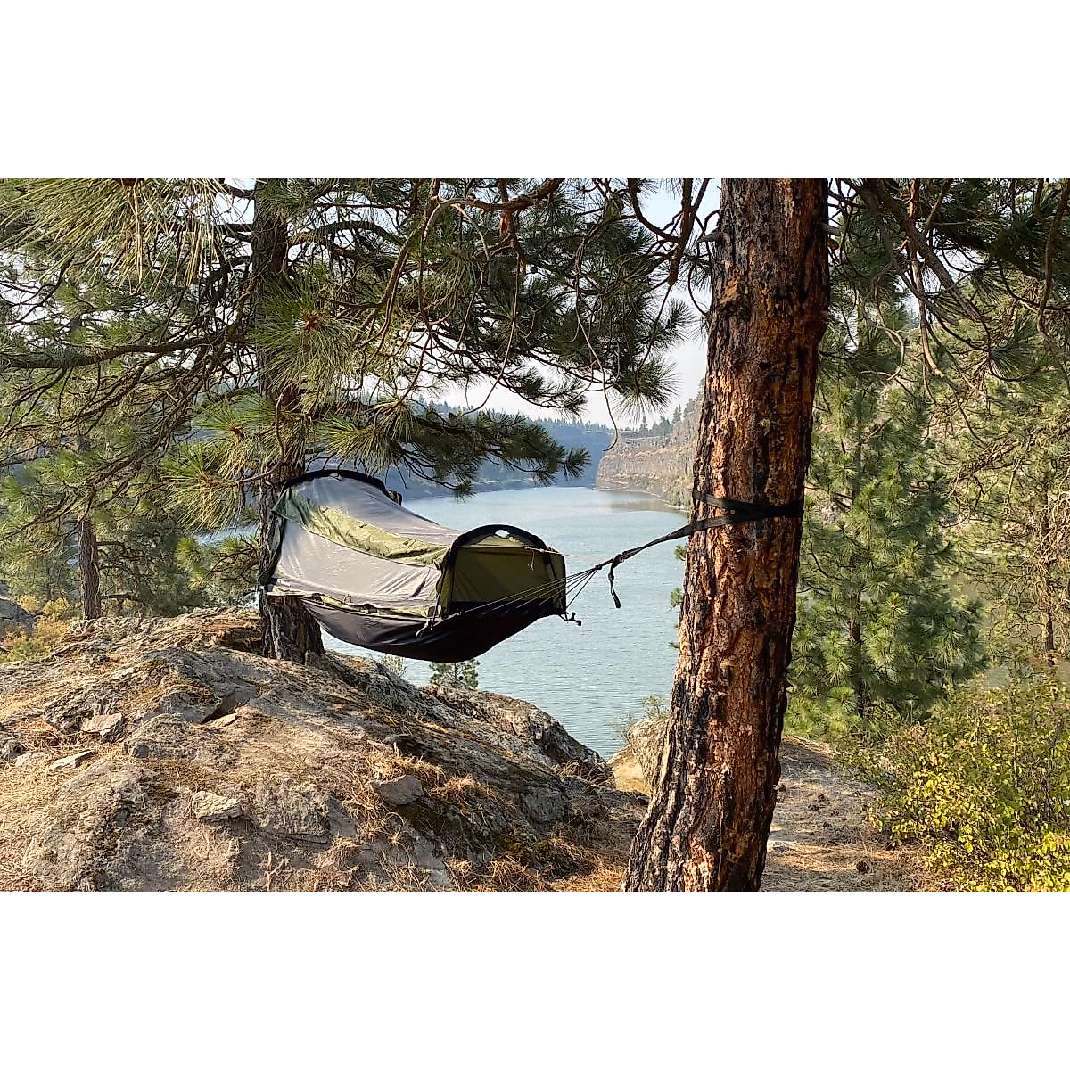 Crua Hybrid 1 Person Tent or Hammock - Your Ultimate Temperature Regulating Adventure Gear for Backpacking or Hiking! (1 Person Hybrid)
