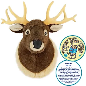 VIAHART Evander The Elk Head - 25 Inch Stuffed Animal Plush - by TigerHart Toys