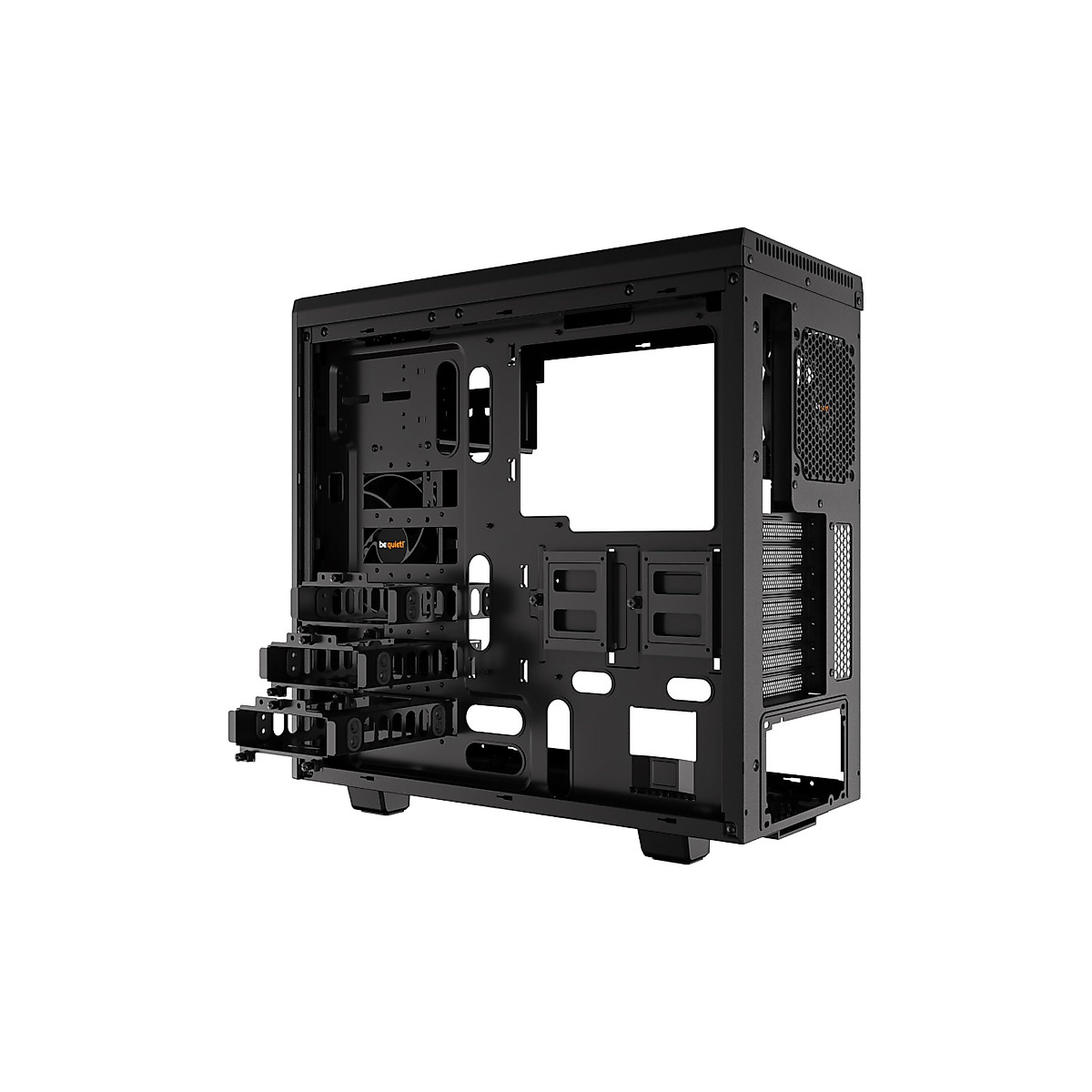 be quiet! Pure Base 600 ATX Midi Tower PC Case| 2 Pre-Installed Pure Wings Fans | Black | BG021