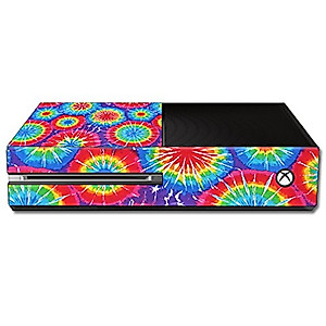 MightySkins Skin Compatible with Microsoft Xbox One Console wrap Sticker Skins Tie Dye 1