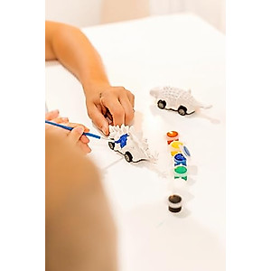 STEM-Accredited Dinosaur Giftset - A Surprise Gift for Boys Complete w/T-Rex Dinosaur Plush, Dinosaur Pullback Cars, Dinosaur Painting Kit, Squishies, Pop It & More