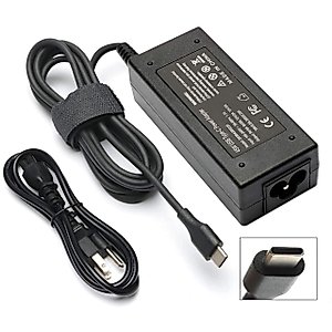 Chromebook Charger USB C,45W Type C Laptop Charger Compatible with HP Chromebook 11 11A 13 14 14A G5 X360 14-ca061dx 14-ca020nr 14-ca060nr 14-ca043cl 14-ca052wm 14-ca051wm Power Supply